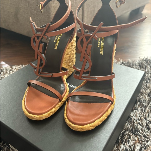 Yves Saint Laurent | Shoes | Ysl Wedges | Poshmark